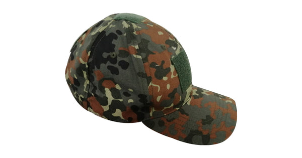 Flecktarn Cap (with Velcro Patch) – TentPro